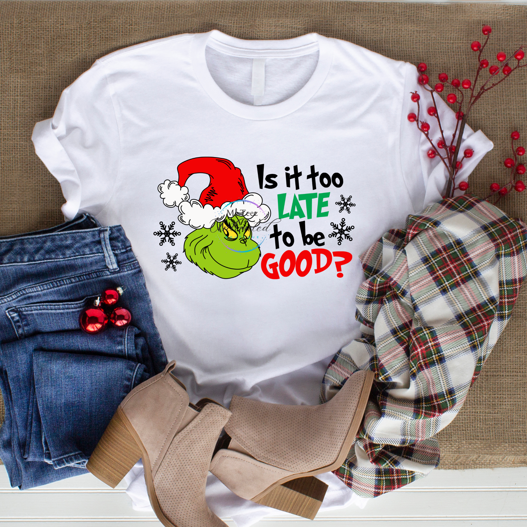 Is It Too Late To Be Good? (Big Green Man) DTF Direct To Film ...
