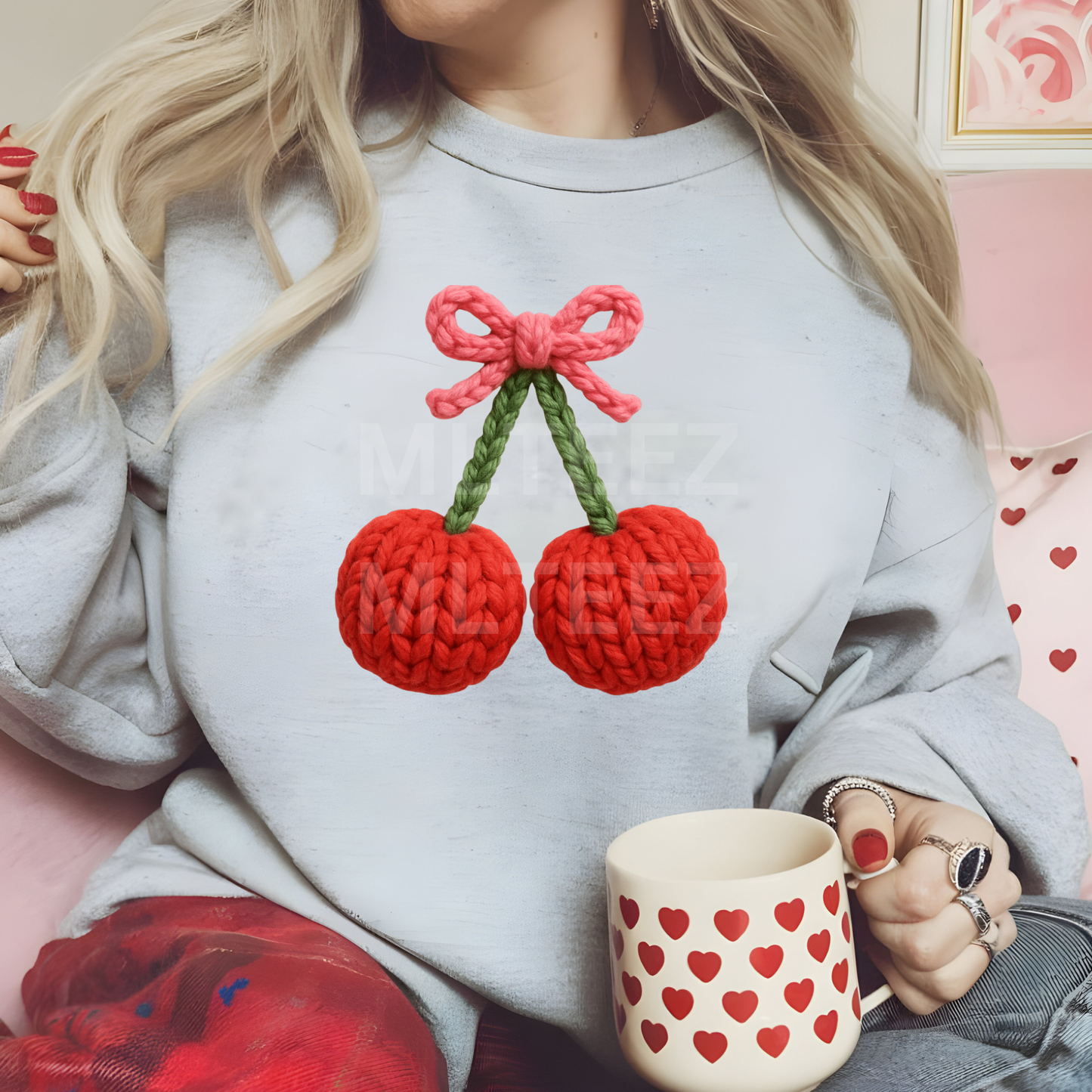 Valentine's Day Cherries (10) DTF Direct to Film – MLTeezUnlimited