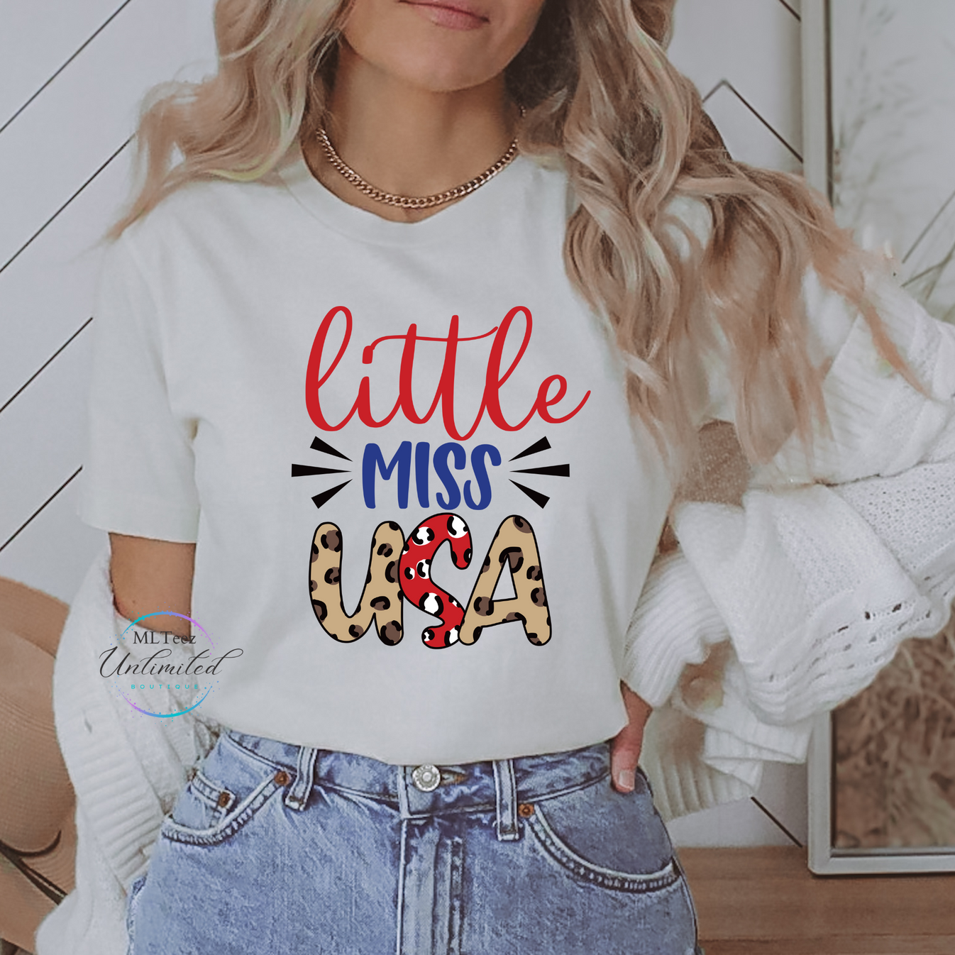 Little Miss USA DTF Direct To Film – MLTeezUnlimited